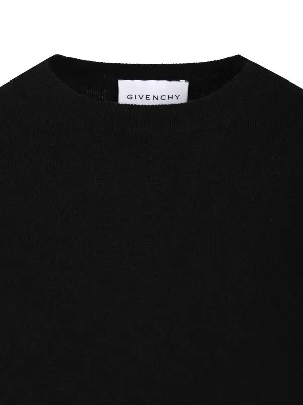 Givenchy Cashmere Crew Neck Sweater - Black