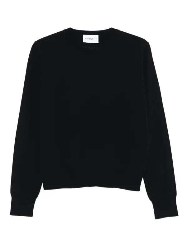 Givenchy Cashmere Crew Neck Sweater - Black