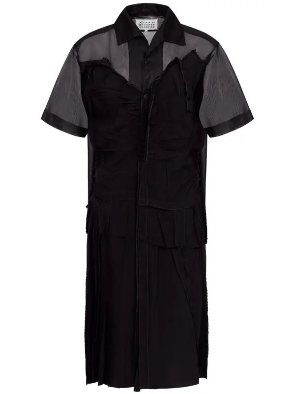 MAISON MARGIELA Midi Polo Dress - Multicolor