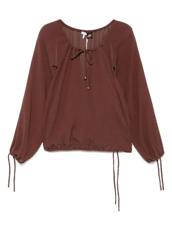 Loewe Cotton And Silk Blend Blouse - Multicolor