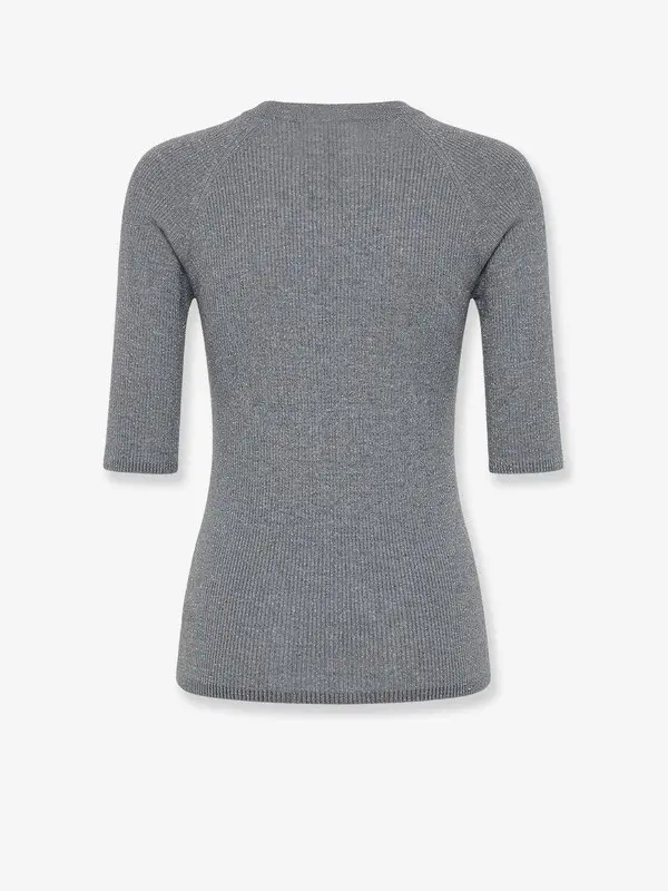 Brunello Cucinelli Cashmere And Viscose Blend Lurex Sweater - Multicolor