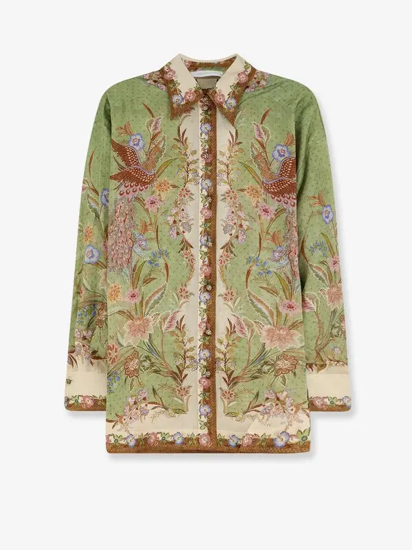 Zimmermann Indra Silk Shirt - Multicolor