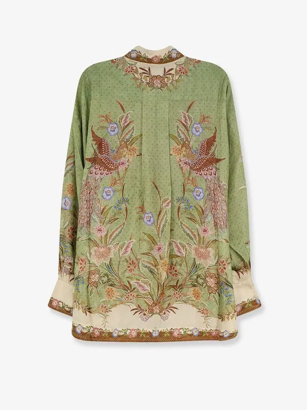 Zimmermann Indra Silk Shirt - Multicolor