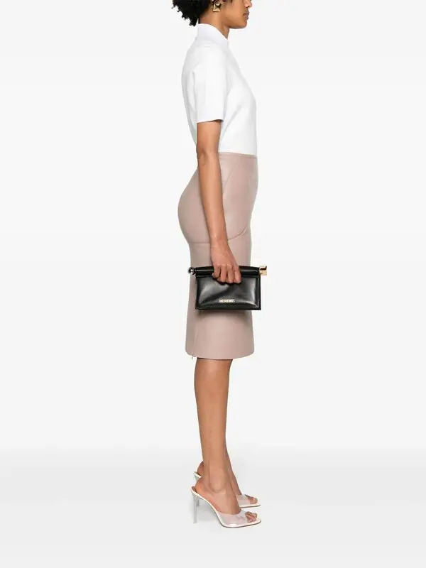 Jacquemus Leather Clutch - Black