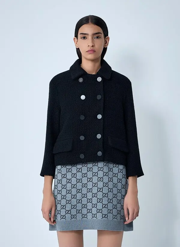 Gucci Wool-blend Jacket - Black