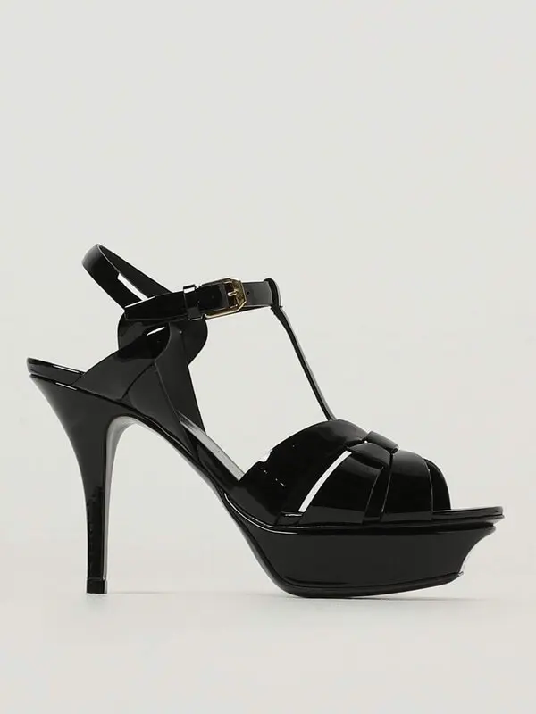 Saint Laurent Heeled Sandal - Black