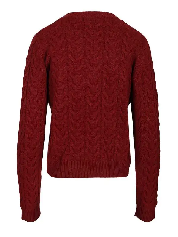 Max Mara Slim Cashmere Sweater - Red