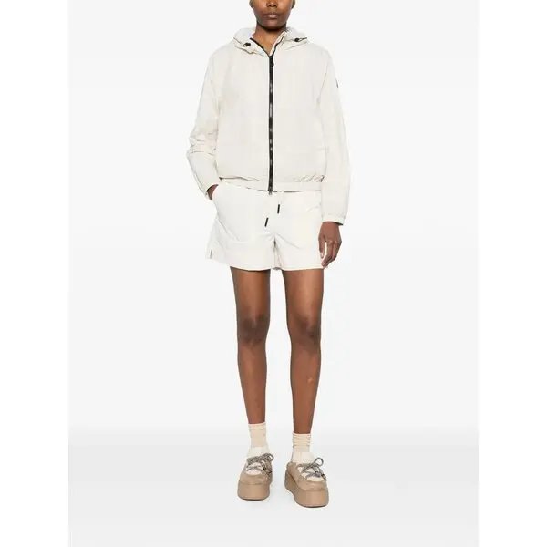 Moncler Neutrals Shorts Mini Shorts - Cream