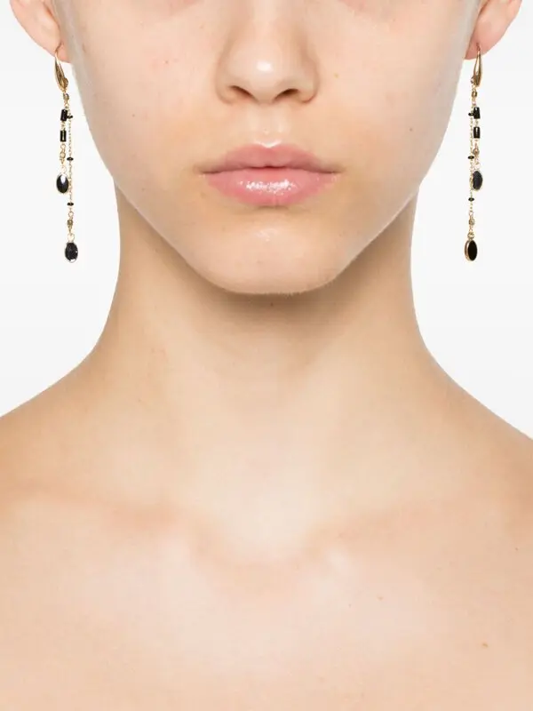 Isabel Marant Étoile Casablanca Pendant Earrings With Tassels - Black