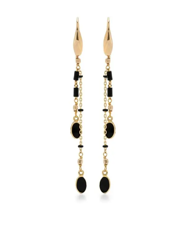 Isabel Marant Étoile Casablanca Pendant Earrings With Tassels - Black