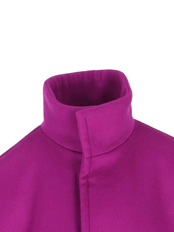 Saint Laurent Wool Coat - Multicolor