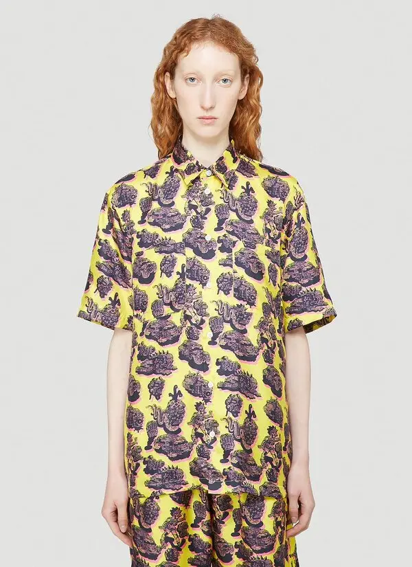 Stella McCartney Ricky Silk Shirt - Yellow