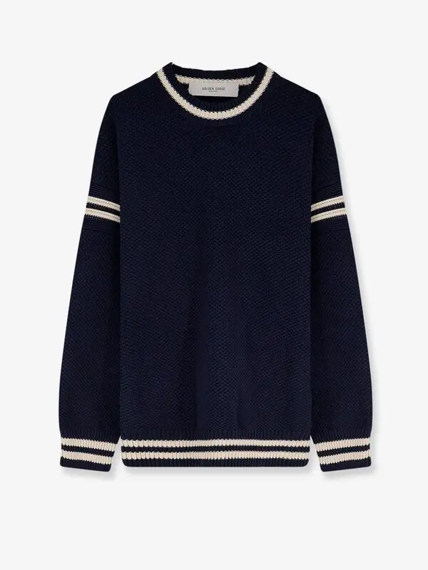 GOLDEN GOOSE Journey Cotton Knit Sweater