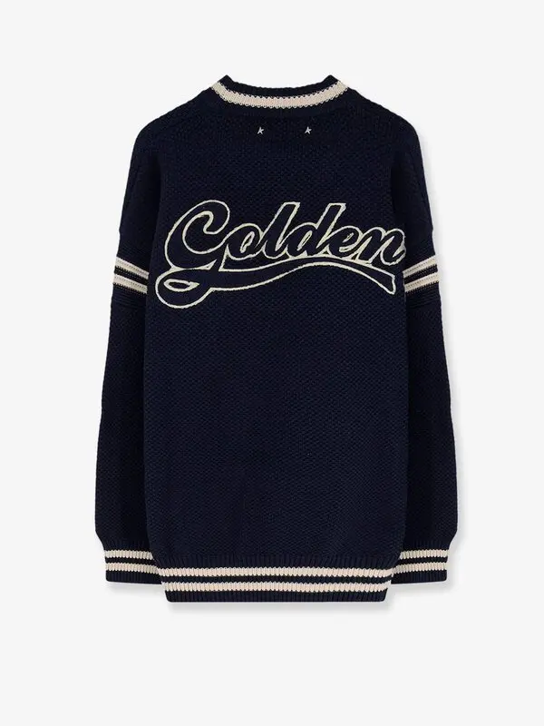 GOLDEN GOOSE Journey Cotton Knit Sweater