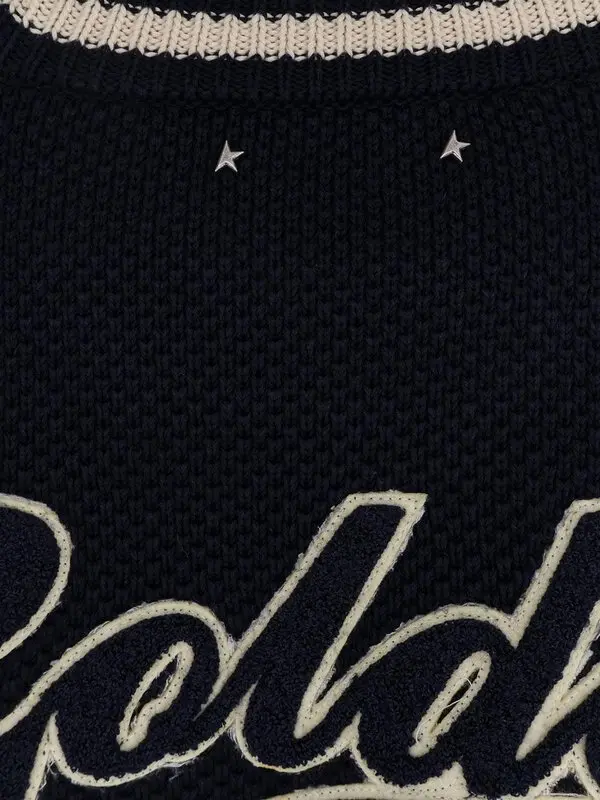 GOLDEN GOOSE Journey Cotton Knit Sweater