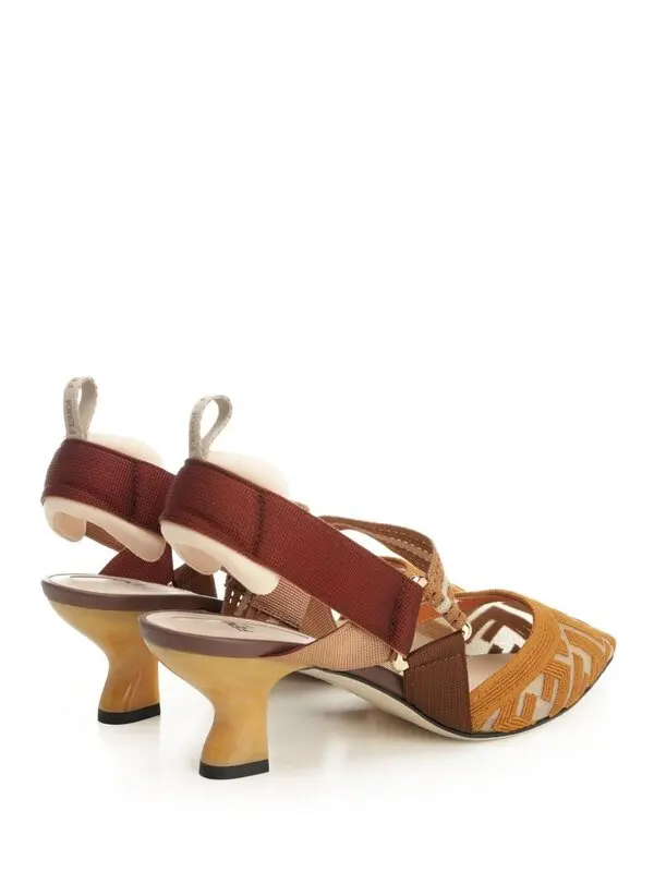 Fendi Colibrì Slingback - Cream