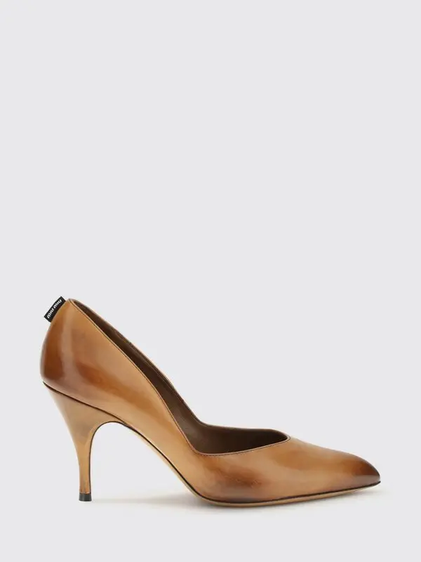 Miu Miu Leather Pumps - Brown