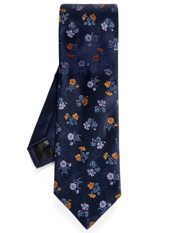 Dries Van Noten Tie 102 Q.4904 M.w.tie Nav