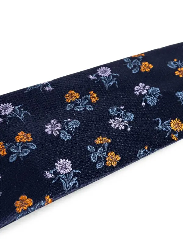 Dries Van Noten Tie 102 Q.4904 M.w.tie Nav