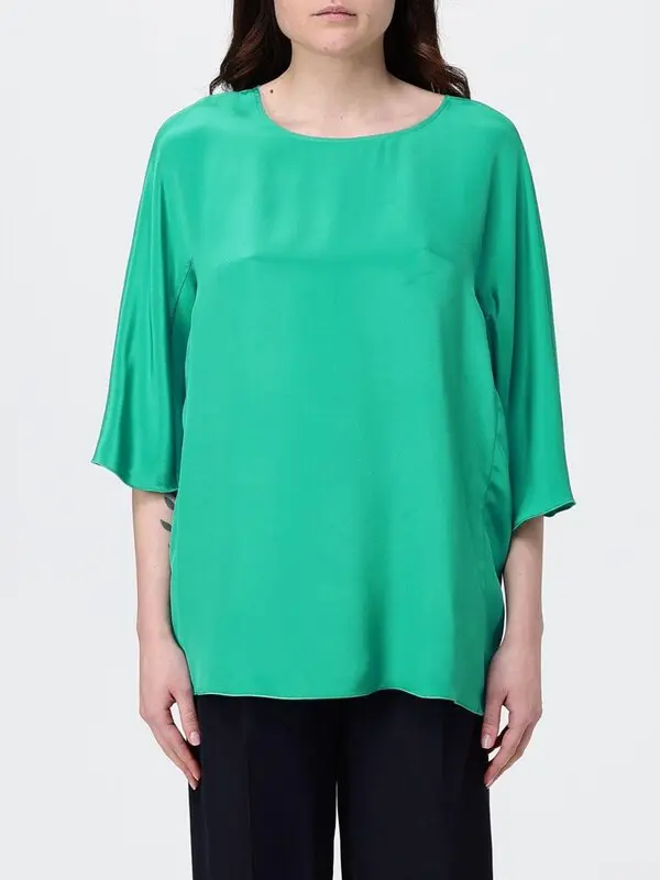 Max Mara Silk Top - Green