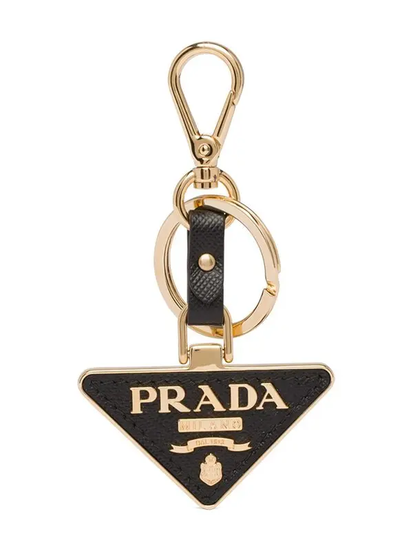 Prada Saffiano Leather Keyring - Multicolor