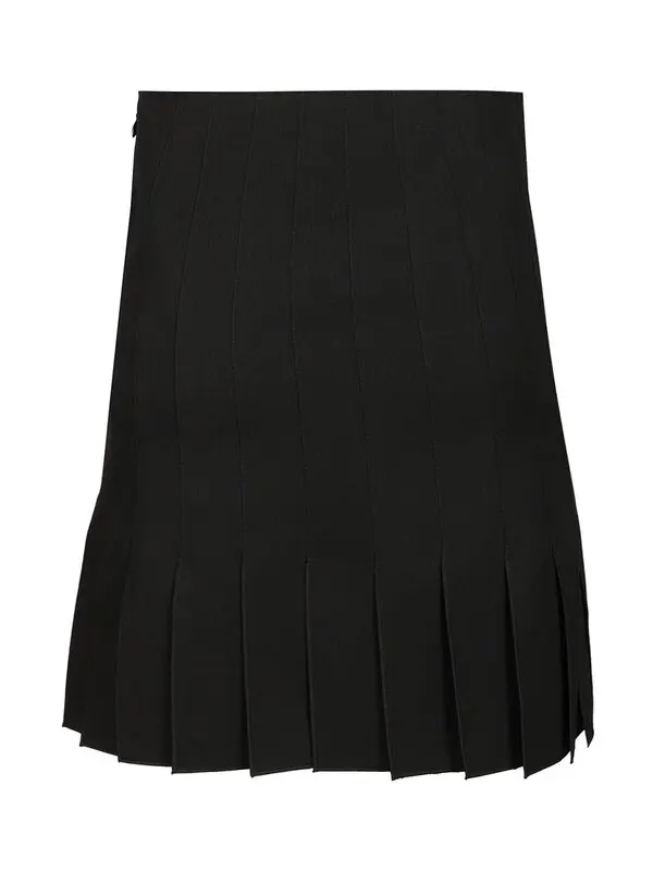 Marni Pleated Wool Mini Skirt