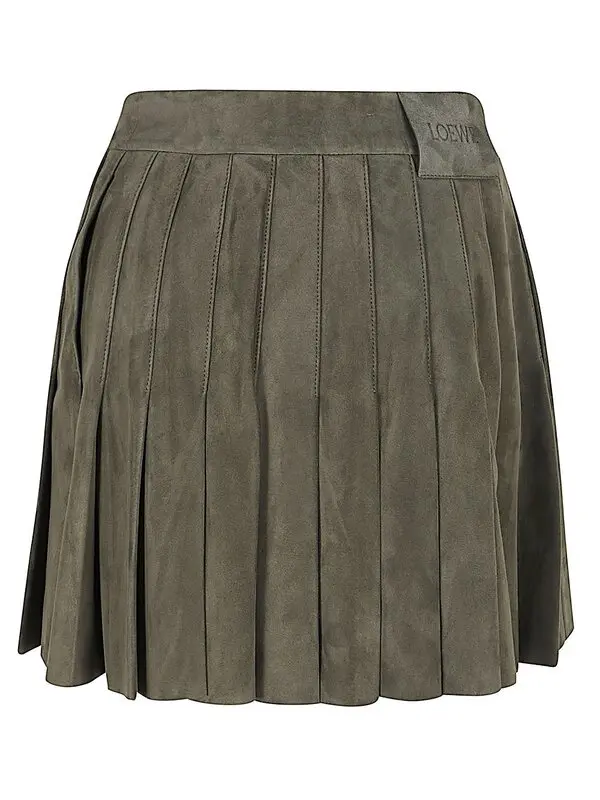 Loewe Suede Mini Skirt