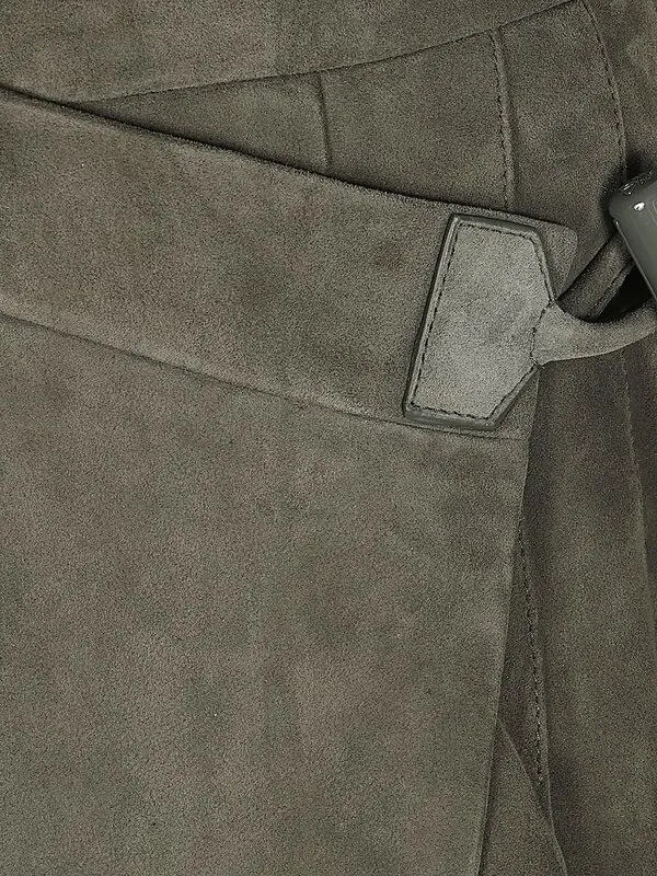 Loewe Suede Mini Skirt - Multicolor