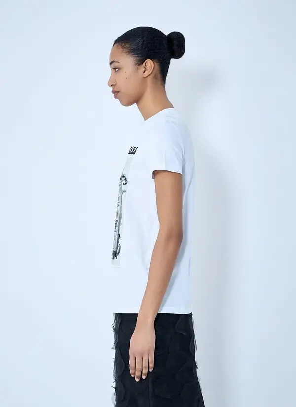 Max Mara Graphic Print Cotton T-shirt