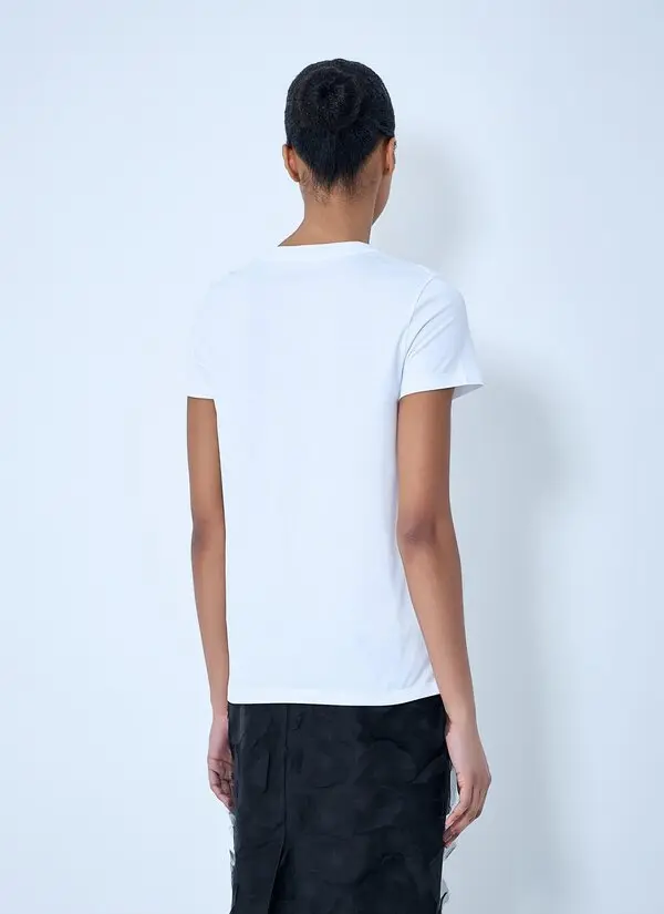 Max Mara Graphic Print Cotton T-shirt