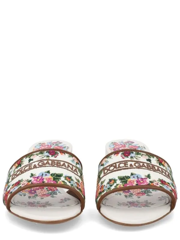 Dolce & Gabbana Sandal With Embroidery