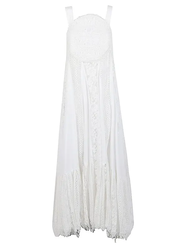 Loewe Cotton Long Dress - Multicolor