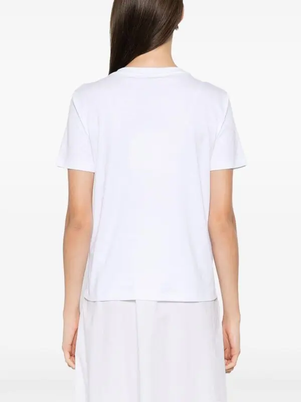 Max Mara Logo Cotton T-shirt - Multicolor