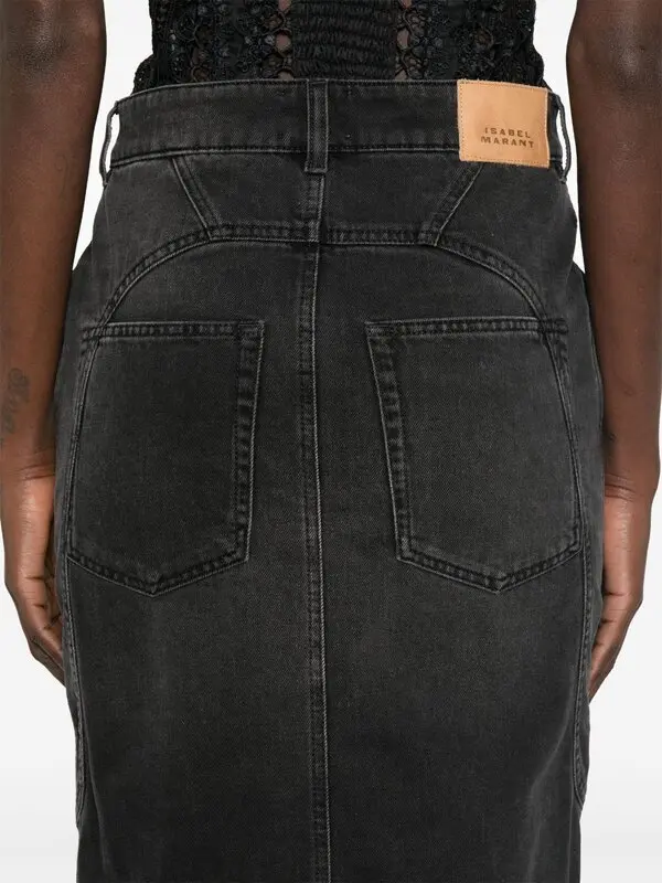 Isabel Marant Étoile Britt Denim Midi Skirt