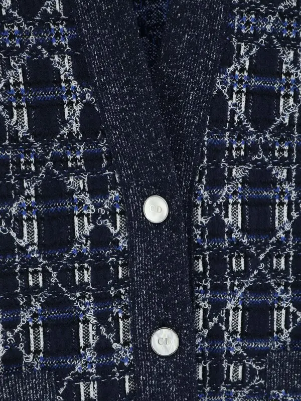 Dior Cannage Oversize Cardigan - Multicolor