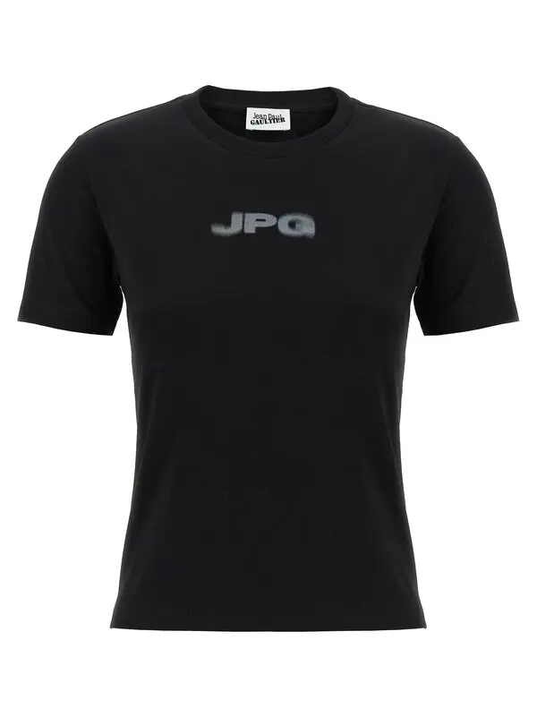 JEAN PAUL GAULTIER The Jpg Baby Tee' T-shirt - Black