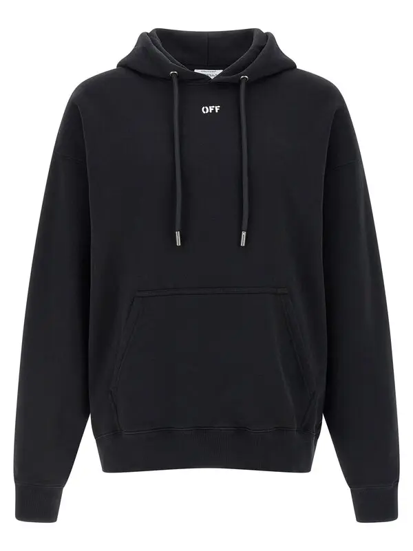 Off-White 3d Spray Arrow Skate' Hoodie - Black