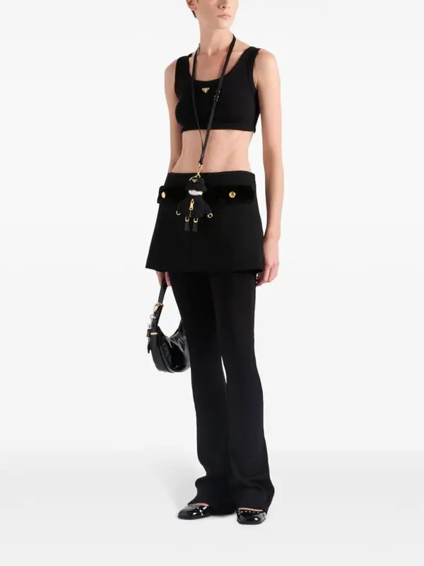 Prada Ribbed Jersey Trousers