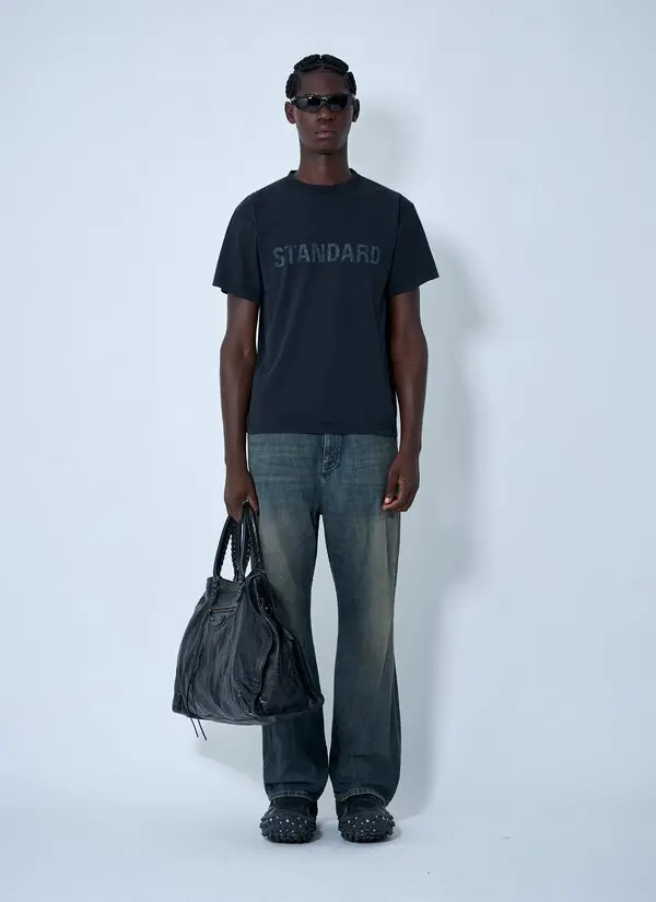 Balenciaga Text Motif T-shirt