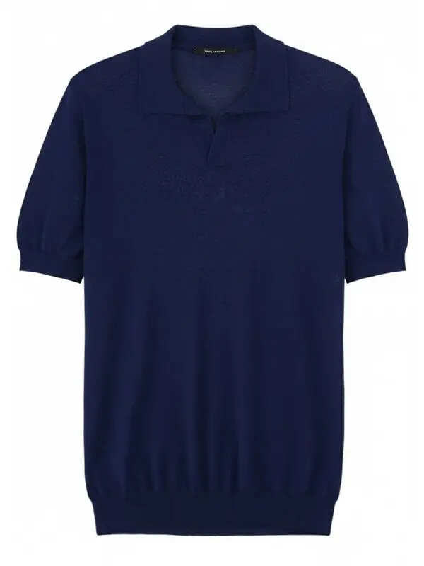 Tagliatore Cotton Polo - Blue