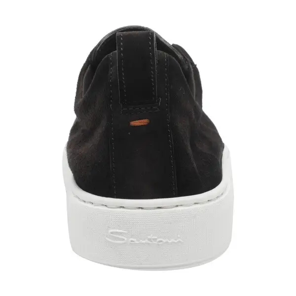 Santoni Victory Suede Slip-on Sneakers - Brown
