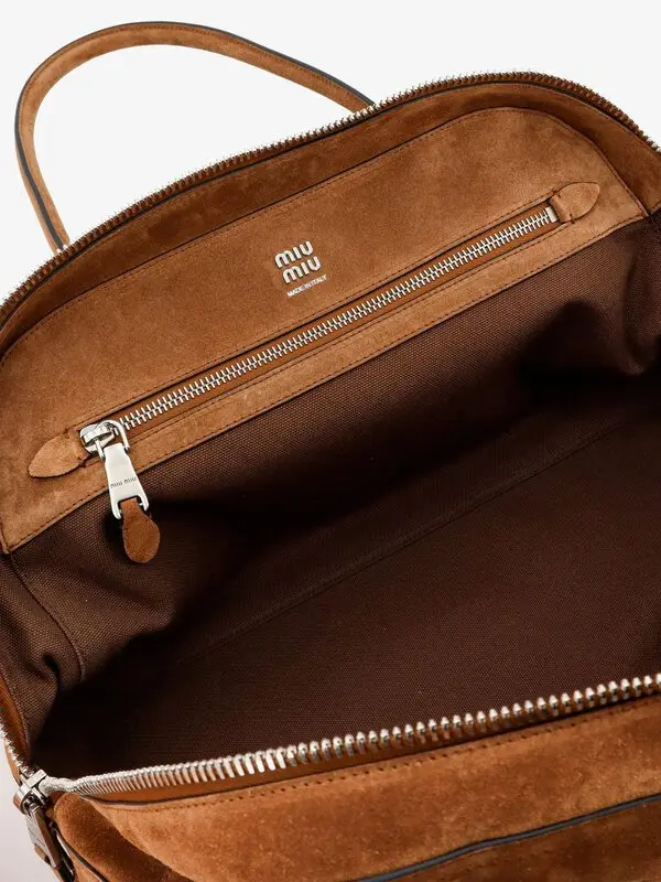 Miu Miu Vivant Suede Shoulder Bag - Multicolor