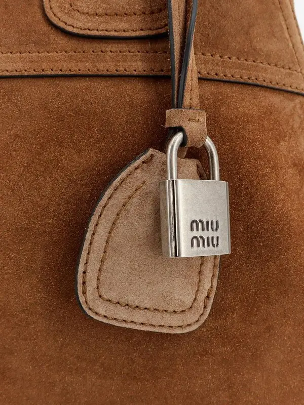 Miu Miu Vivant Suede Shoulder Bag - Multicolor