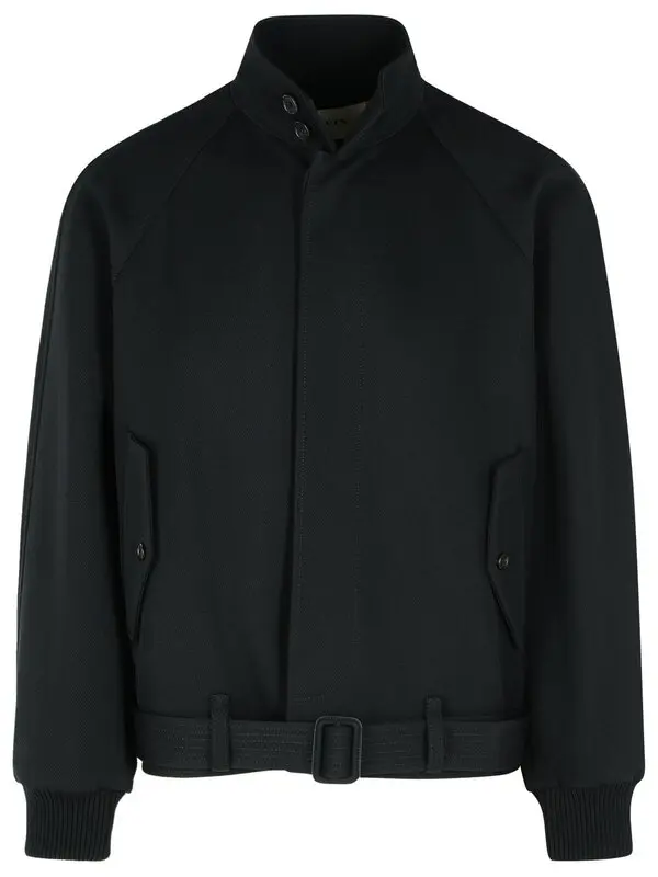 LANVIN Virgin Wool Bomber Jacket