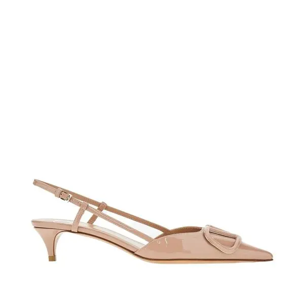 Valentino Garavani Patent Leather Slingback Pumps - Pink
