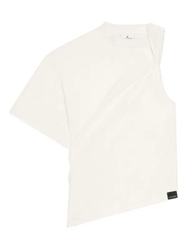 COURREGES Asymmetrical T-shirt