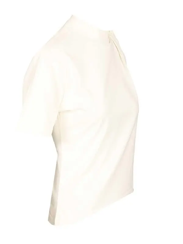 COURREGES Asymmetrical T-shirt - White