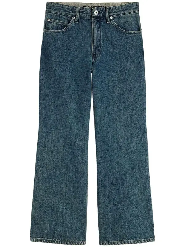 JIL SANDER Denim Wide-leg Jeans - Multicolor