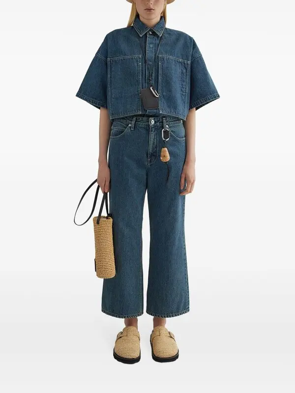 JIL SANDER Denim Wide-leg Jeans - Multicolor
