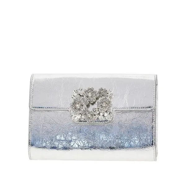 ROGER VIVIER Efflorescence' Leather Mini Bag